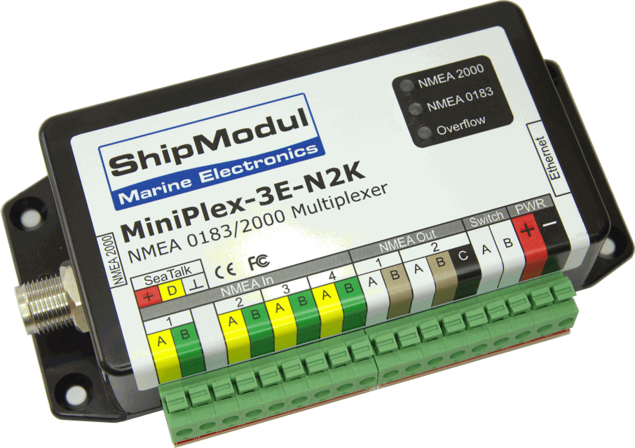 MiniPlex-3E-N2K NMEA-Multiplexer von ShipModul | Sportboot-Shop