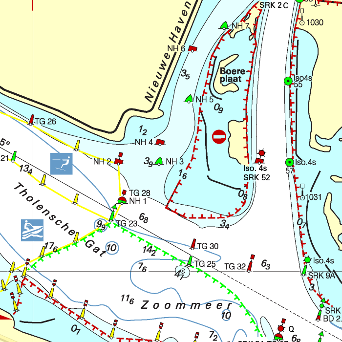 Digitale Seekarte Westerschelde Niederlande DKW 1803 | Sportboot-Shop